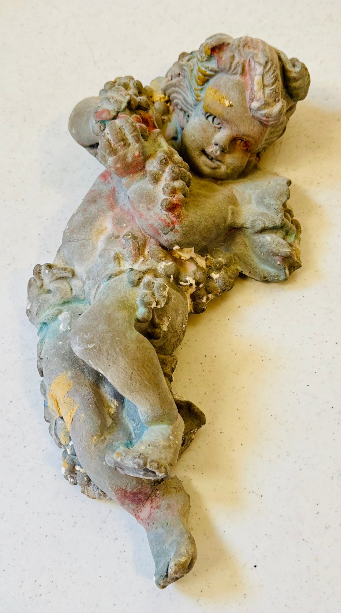 Vintage-style Cherub (putto) Wall Sculpture #263524 | Auctionninja.com