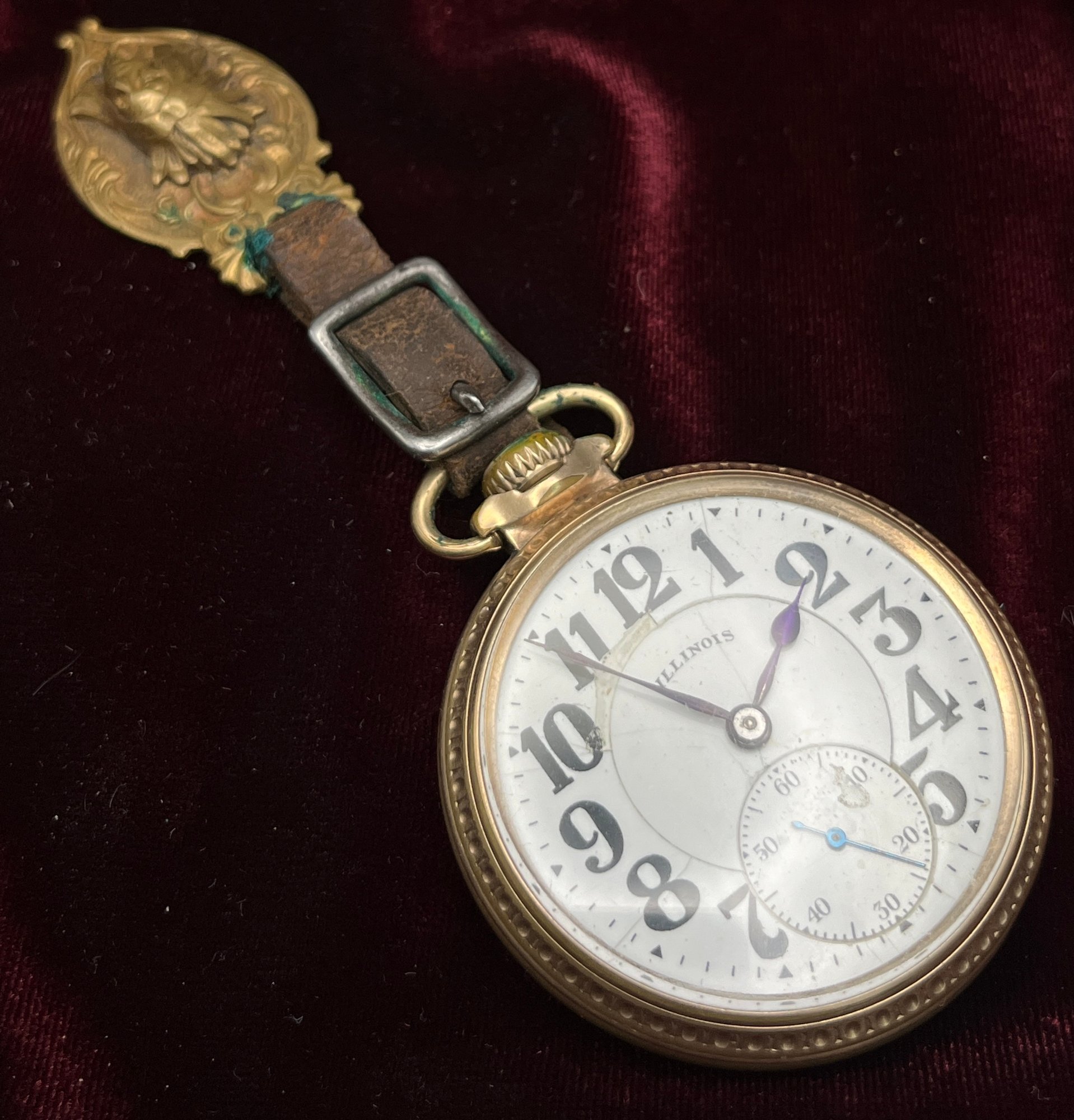 Elgin Model 4/96 Bunn Special Pocket Watch With Wadsworth 10K Gold ...