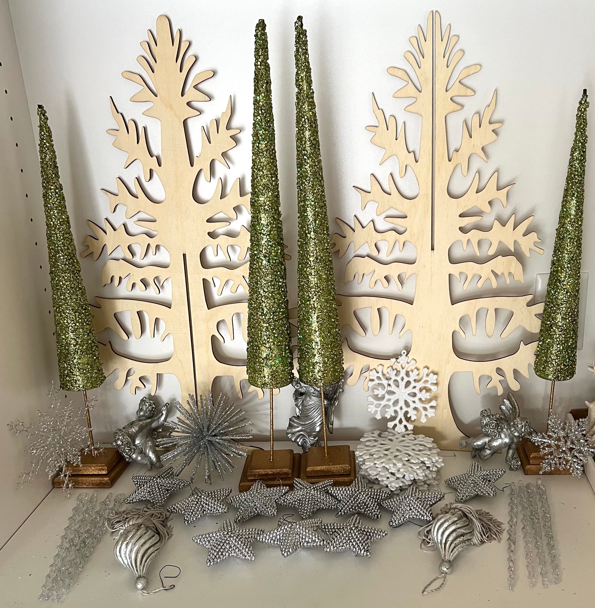 Assortment Of Indoor Holiday Decoration And Ornaments #216954 ...