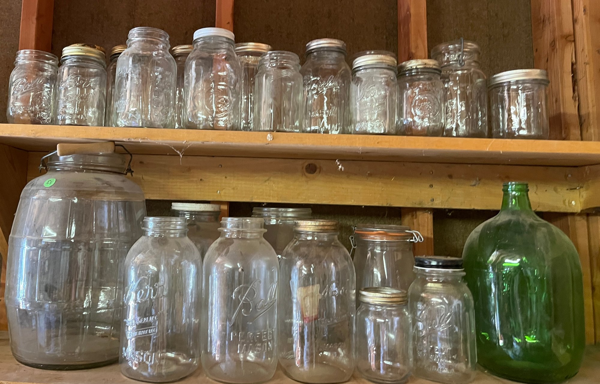 Jars Of All Shapes, Sizes, And Types! Large Lot Of Mismatched And ...