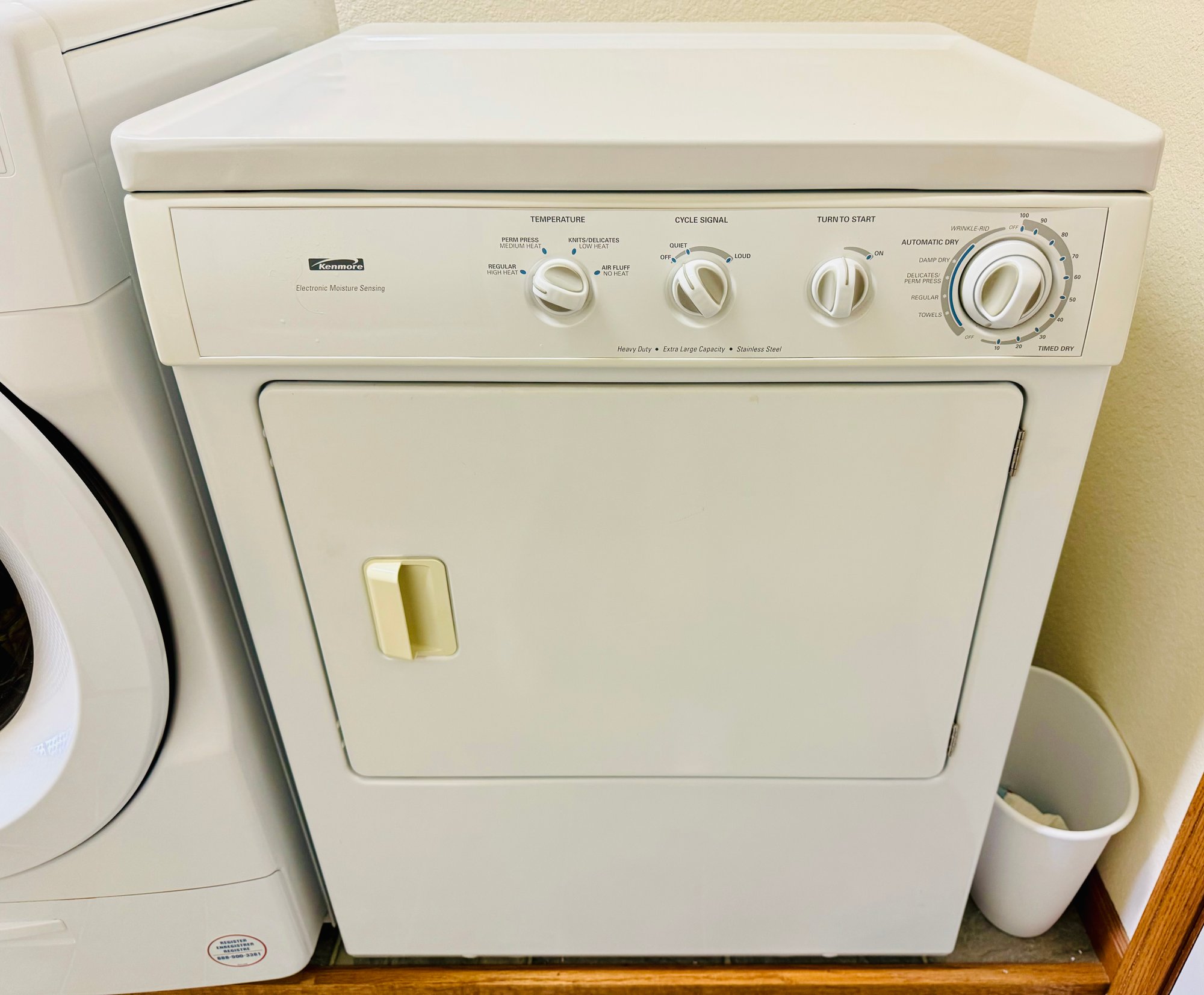 Kenmore Front Load Dryer Model 417.82142101 #205711 | Auctionninja.com