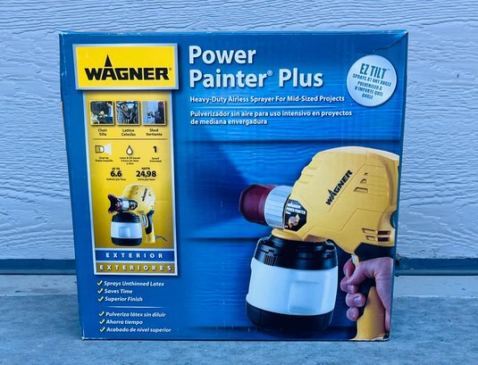 Wagner Power Painter Plus Heavy Duty Airless Sprayer For Mid-Size ...