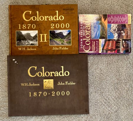 Colorado 1870-2000 Books 1 And 2 By WH Jackson And John Fielder Plus ...