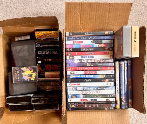 Large Lot Of Various Dvds And Tapes #253143 | Auctionninja.com