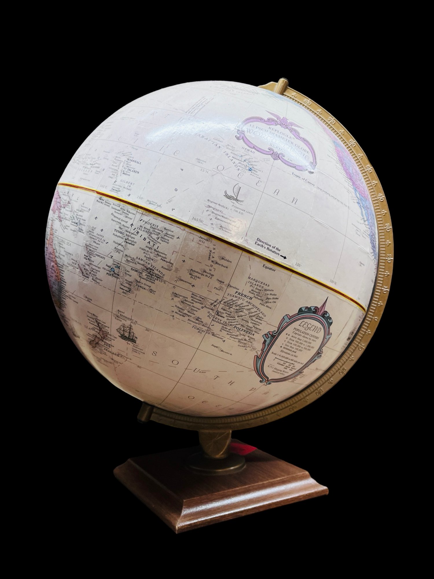 Vintage Replogle 12 Inch Diameter Globe World Classic Series 1 Of 2 #218735 | Auctionninja.com