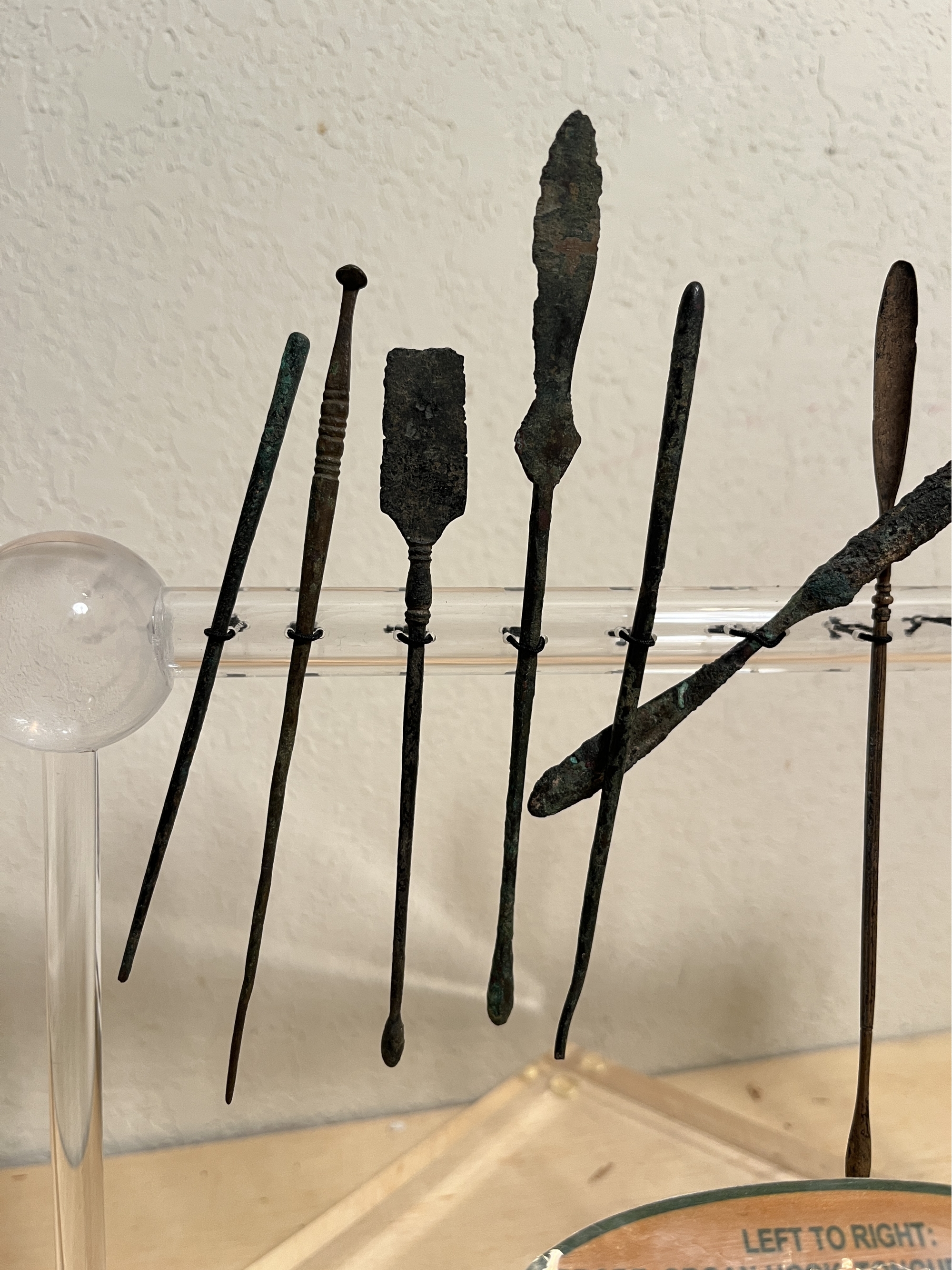 Bronze And Gilded Physician's Tools - Ancient Roman Period 100-350 AD ...