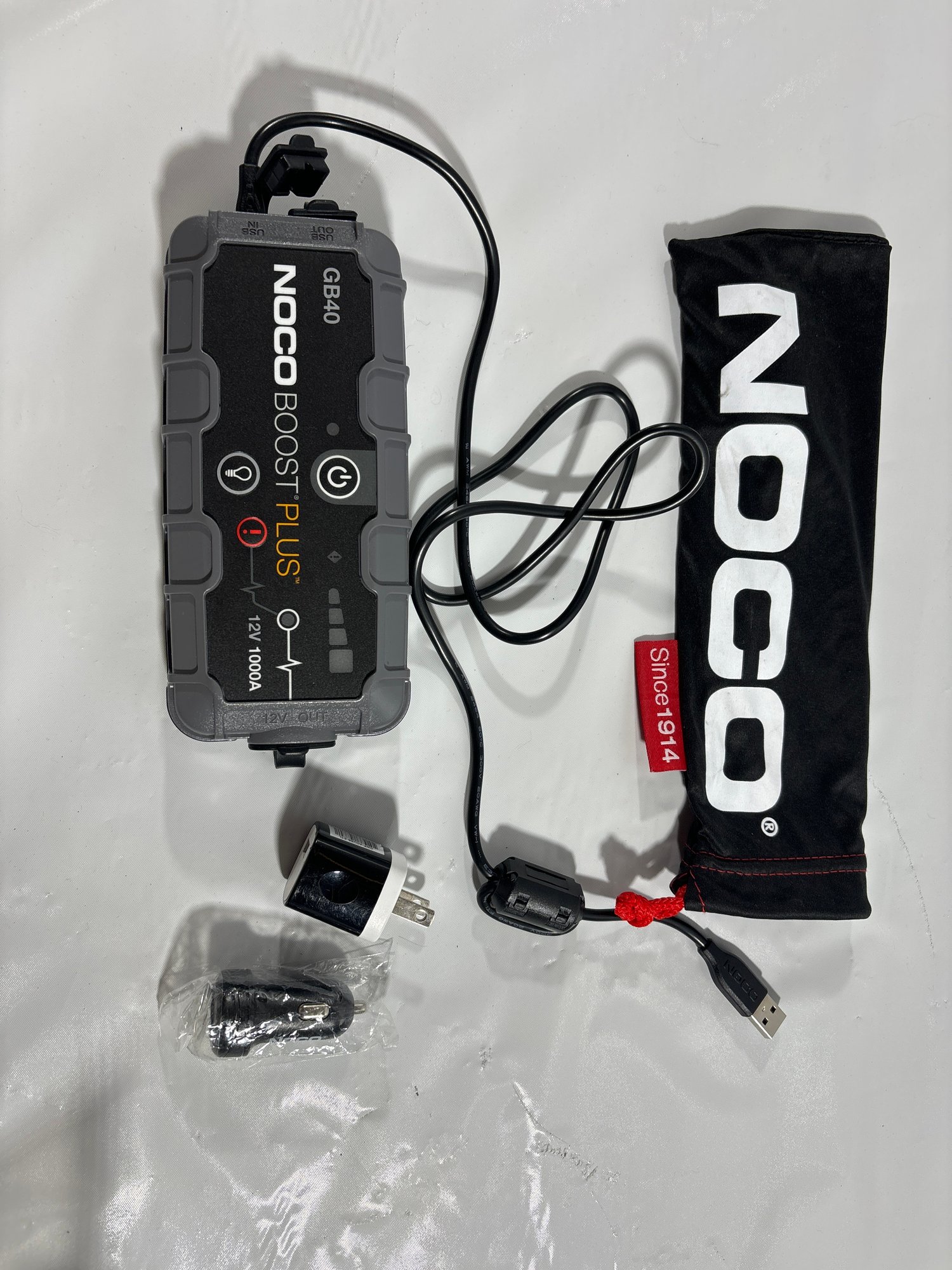 NOCO Boost Plus GB40 1000A UltraSafe Car Battery Jump Starter, 12V ...