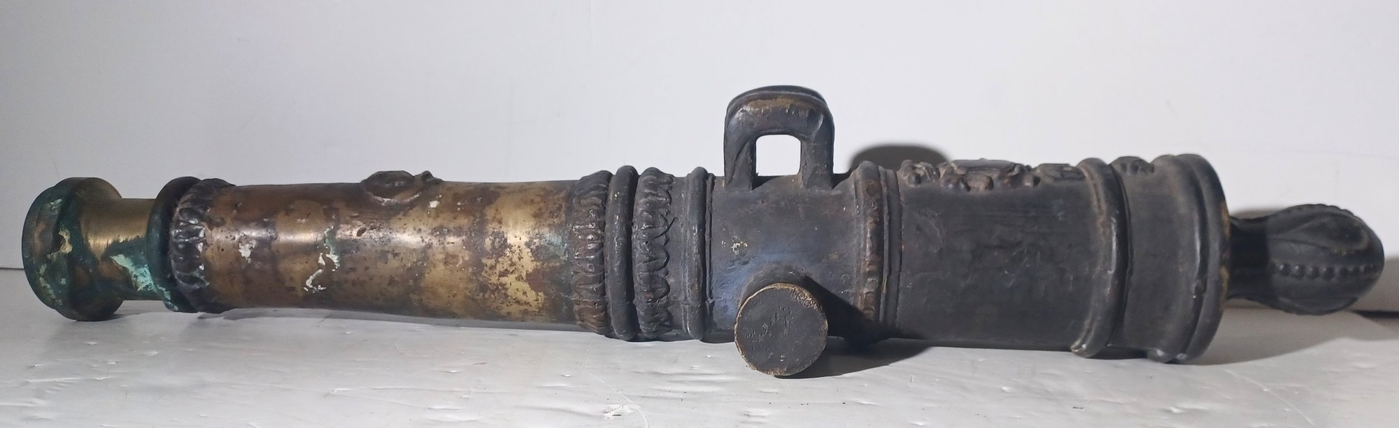 1800's Ornate Bronze Ship Signal Cannon Vintage Style 25" Long, 39 LBS ...