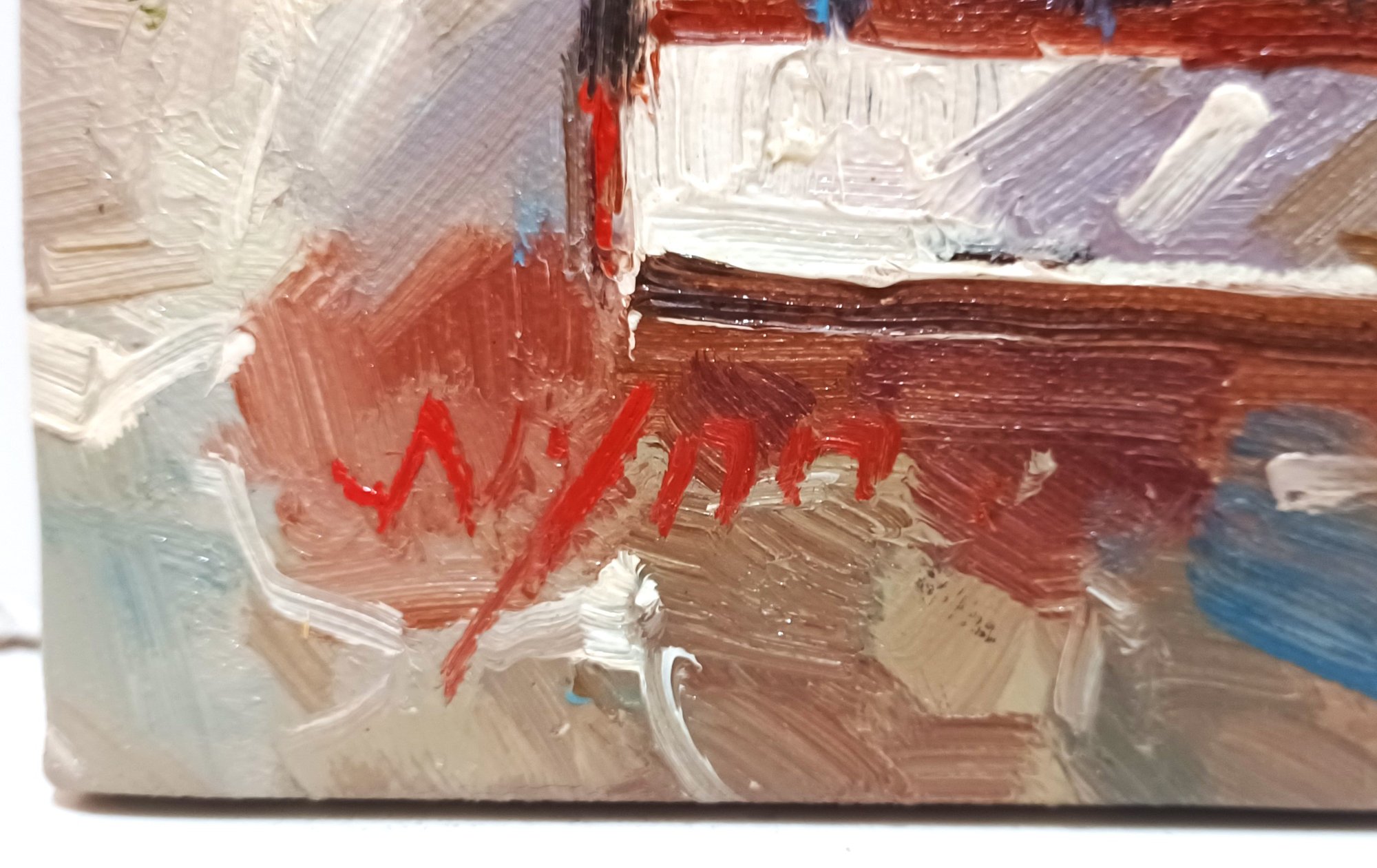 Five (5) Original Signed 8 X 10 Assorted Artworks Impressionist Windows ...