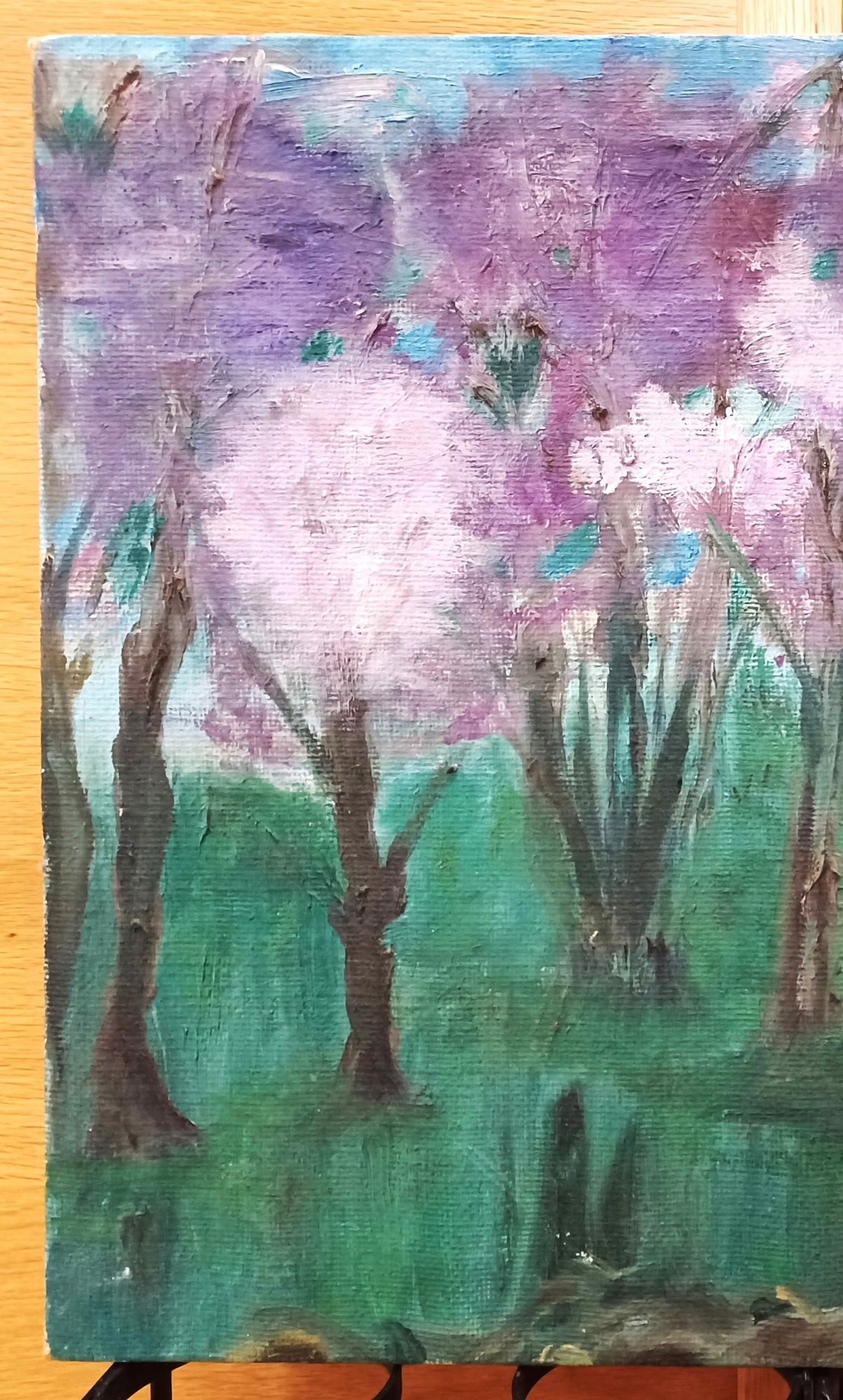 Mid Century Modern Trees In Landscape 1962 Signed Sol Begun Original ...