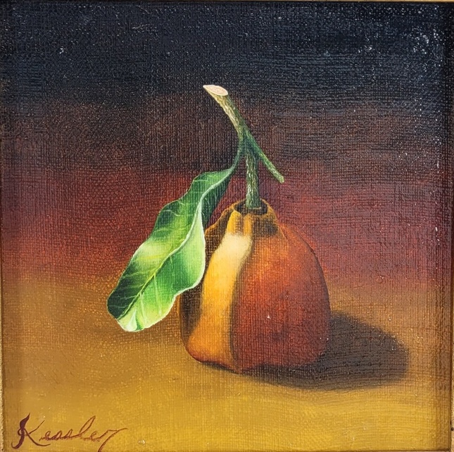 Mark Kessler Still Life Of Fruit Oil On Canvas Board Painting #28677 ...