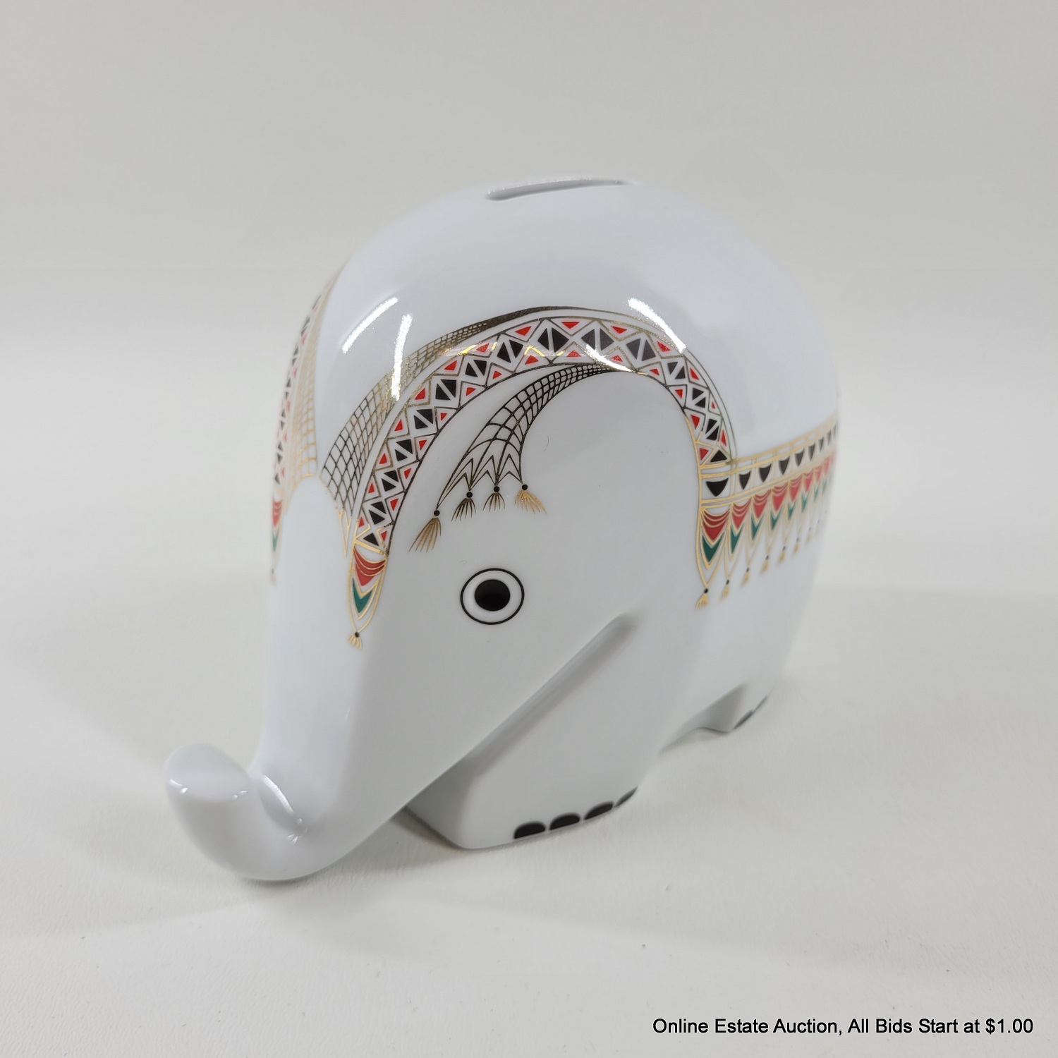 Elephant Money Box Matalan Vintage Elephant Piggy Bank Accents ...