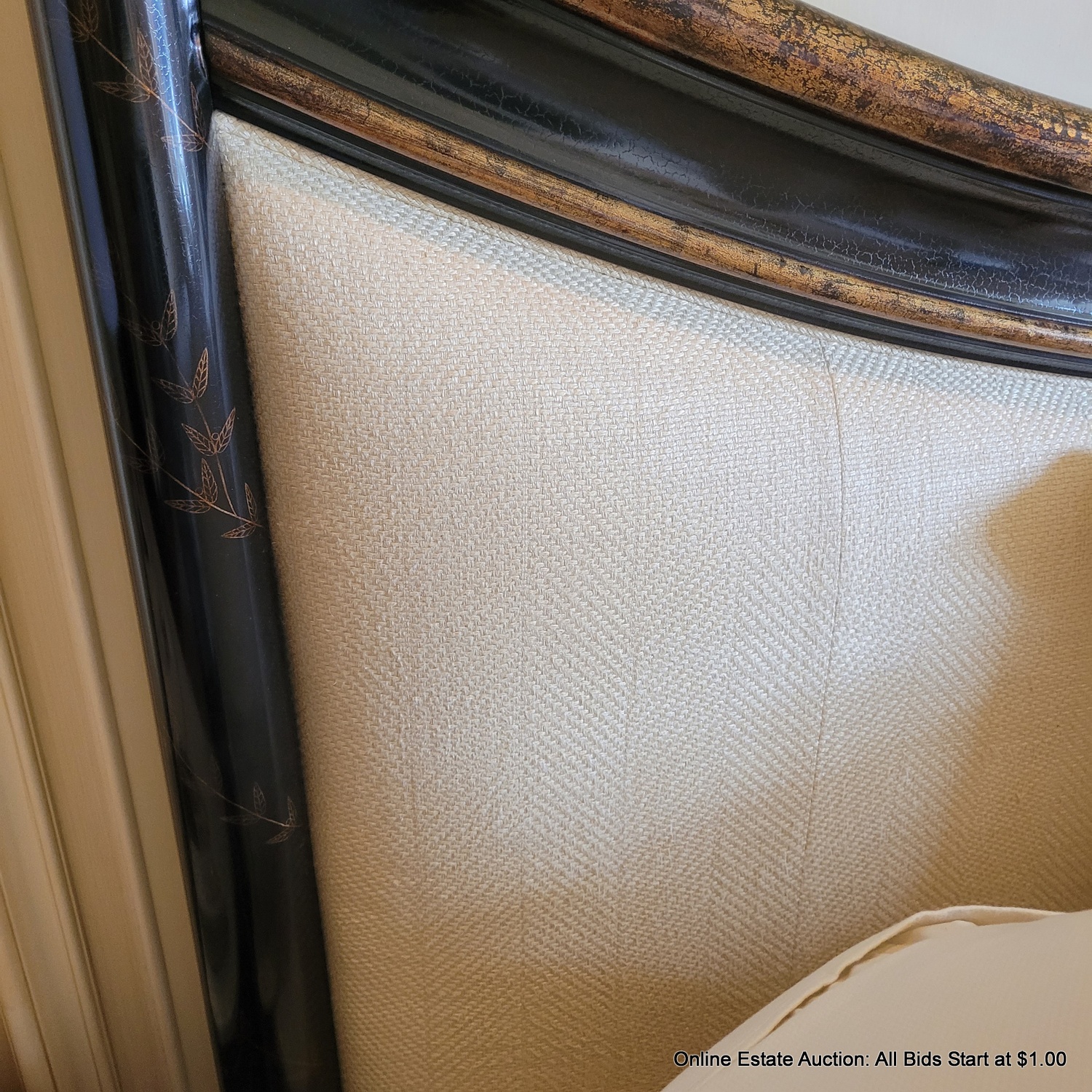 Rose Tarlow Melrose House Four Poster Upholstered Headboard King Size ...