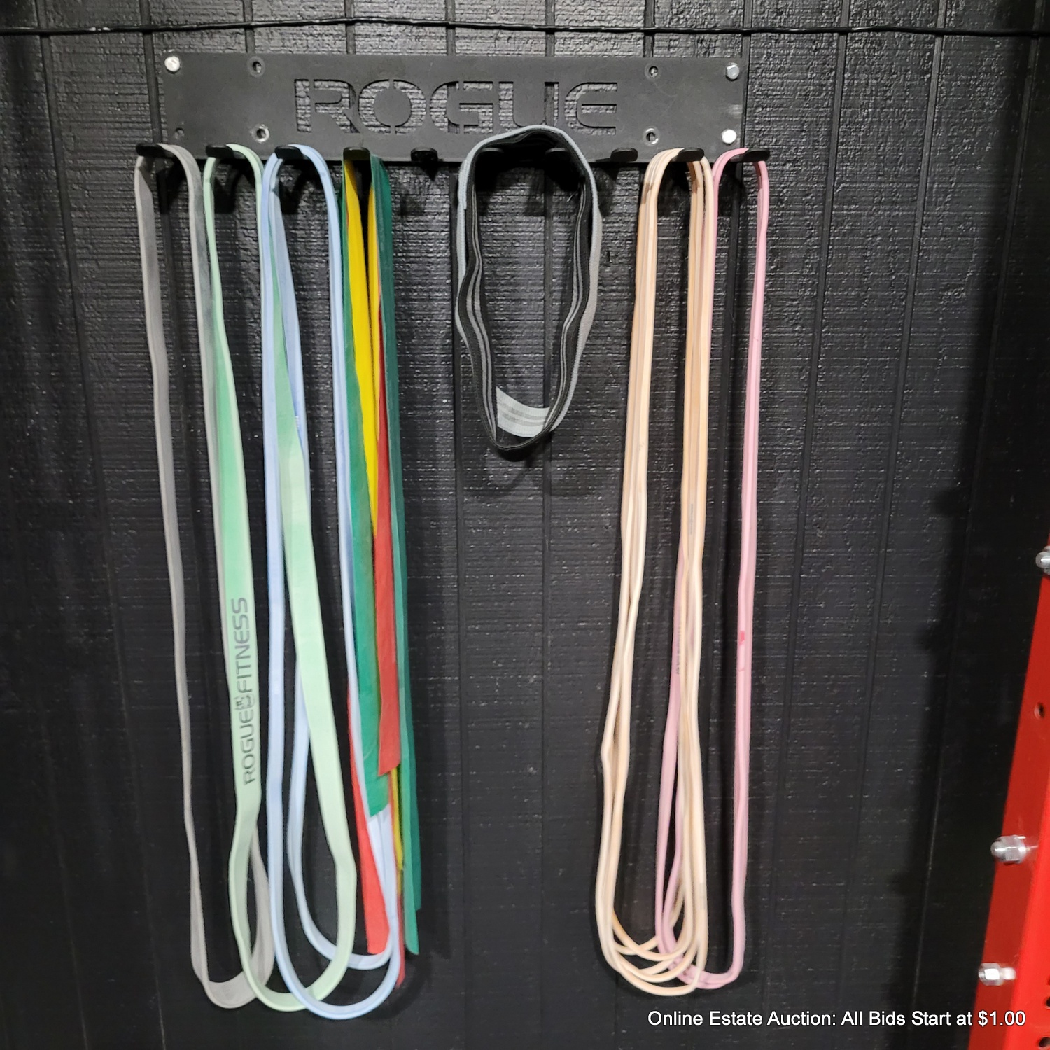 17 Rogue Bands And Fitness Rack (LOCAL PICK UP ONLY) #34540 ...