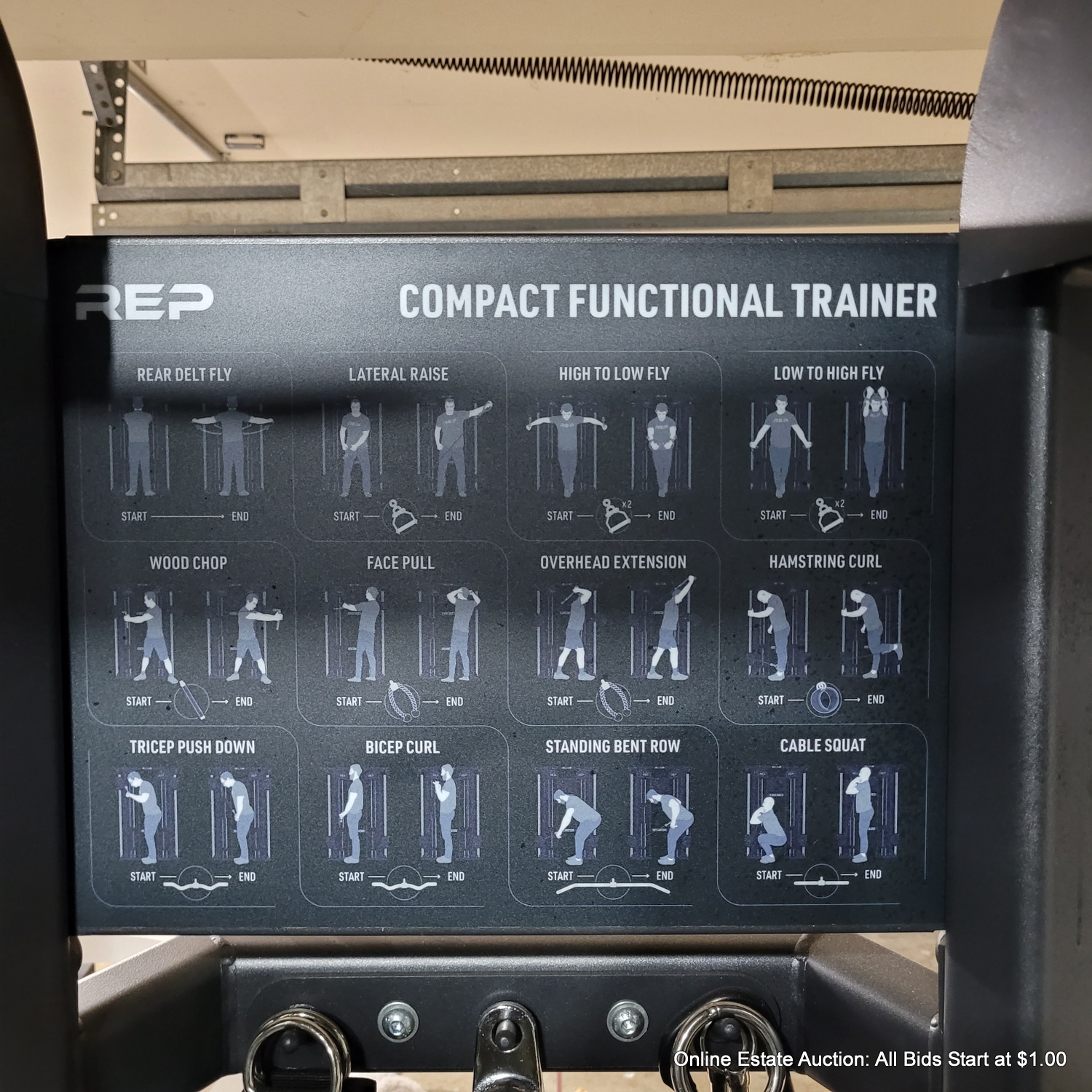 REP Compact Functional Trainer FT-3004 Currently Dissembled (LOCAL PICK ...