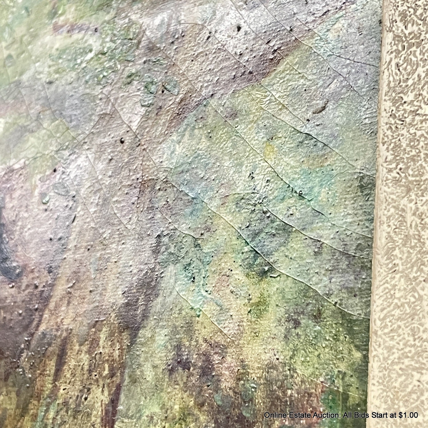 Signed Val Davis (1854-1930) Oil Painting Titled The Millers Home ...