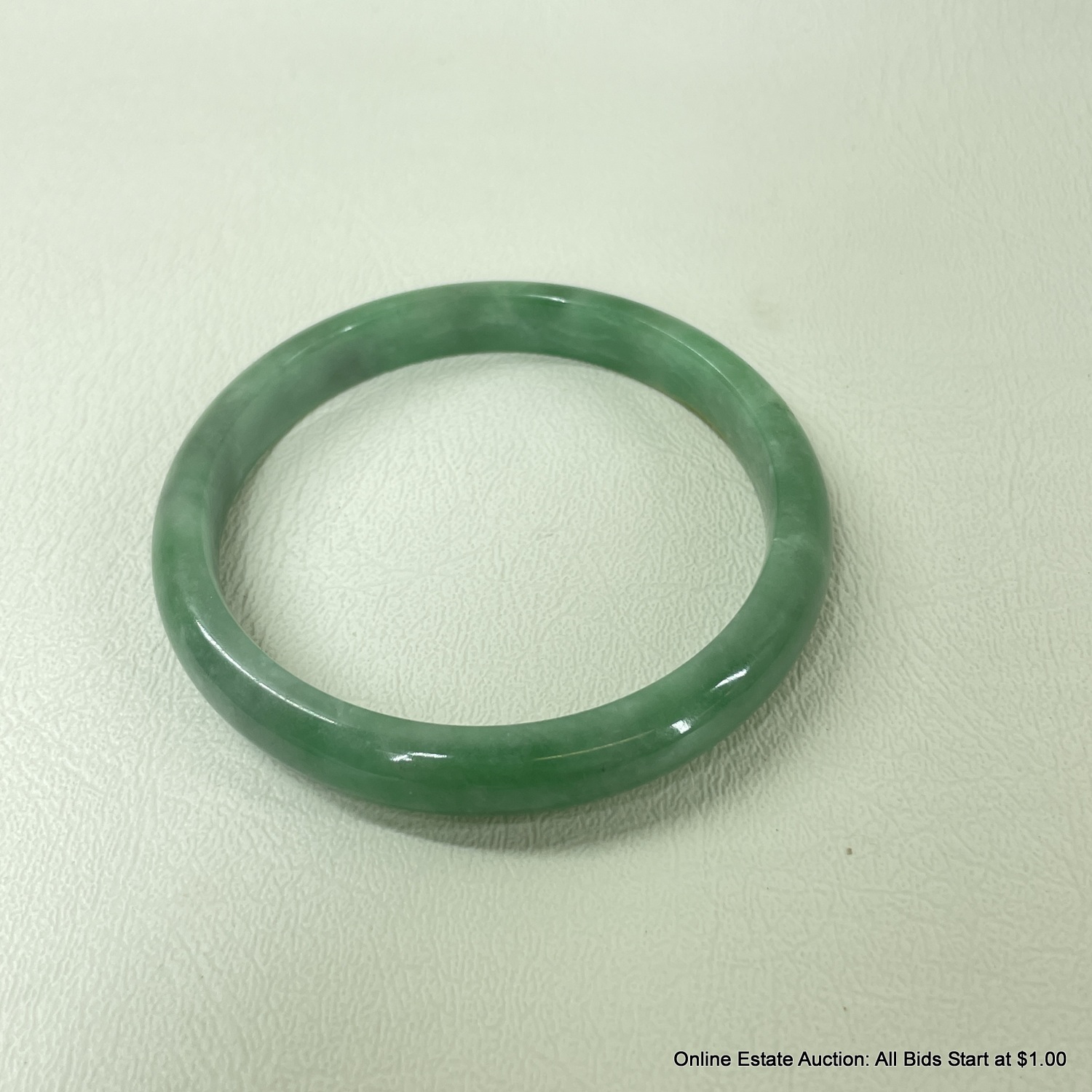 Chinese Jadeite Bangle Bracelet #27641 | Auctionninja.com