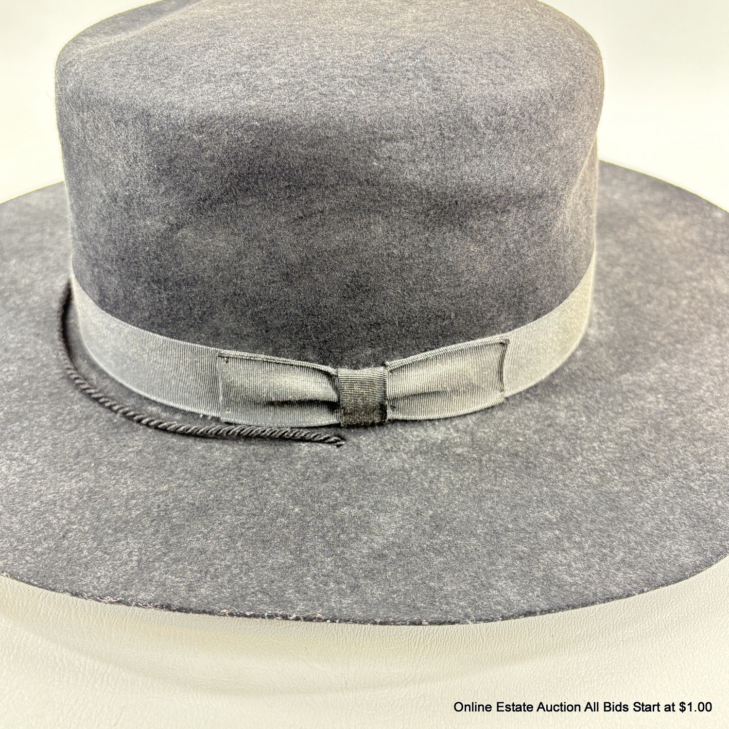 Vintage Golden Gate Hat Co. Bolero Black Felt Hat With Black Trim ...