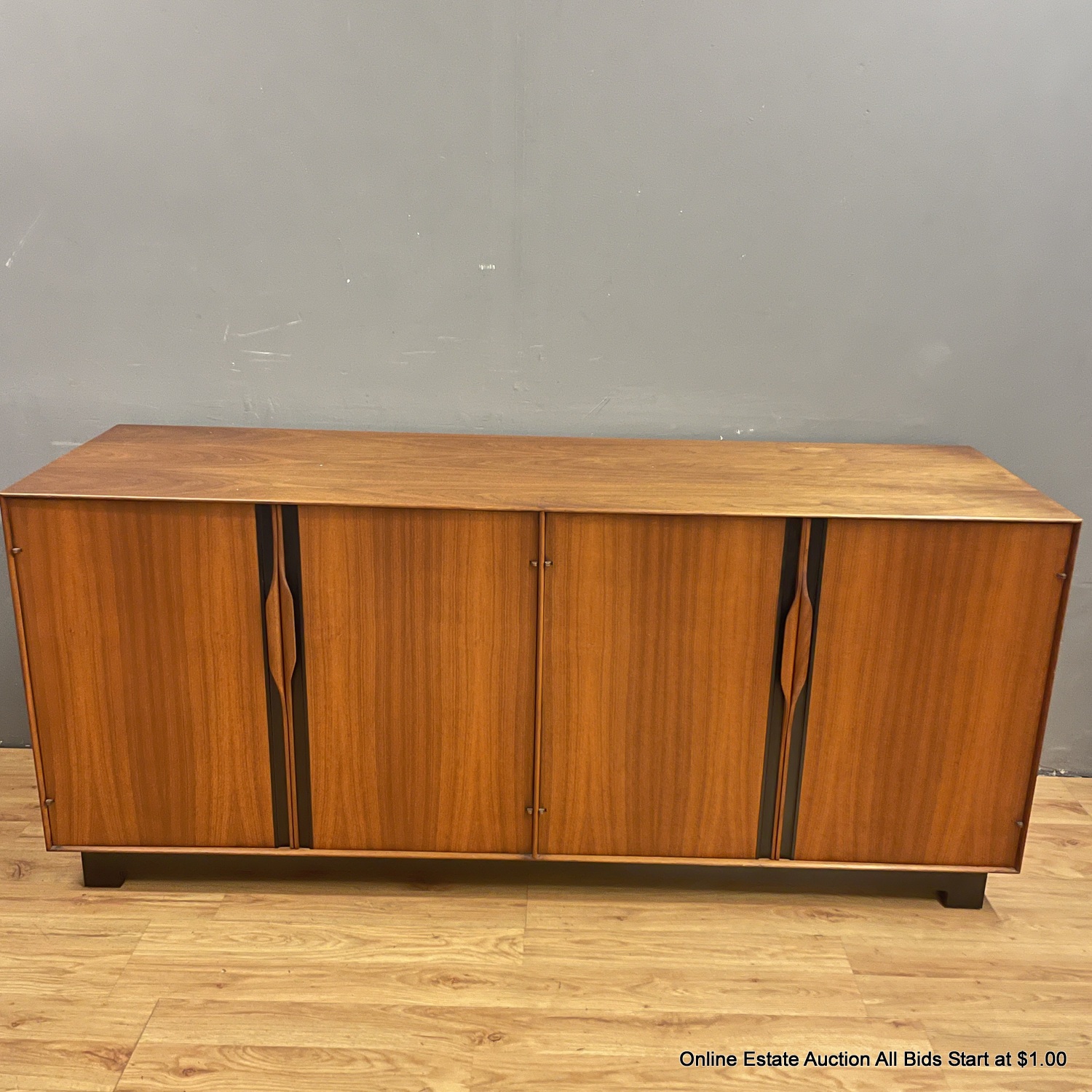 John Kappel For Glenn Of California Mid Century Teak Buffet Cabinet ...