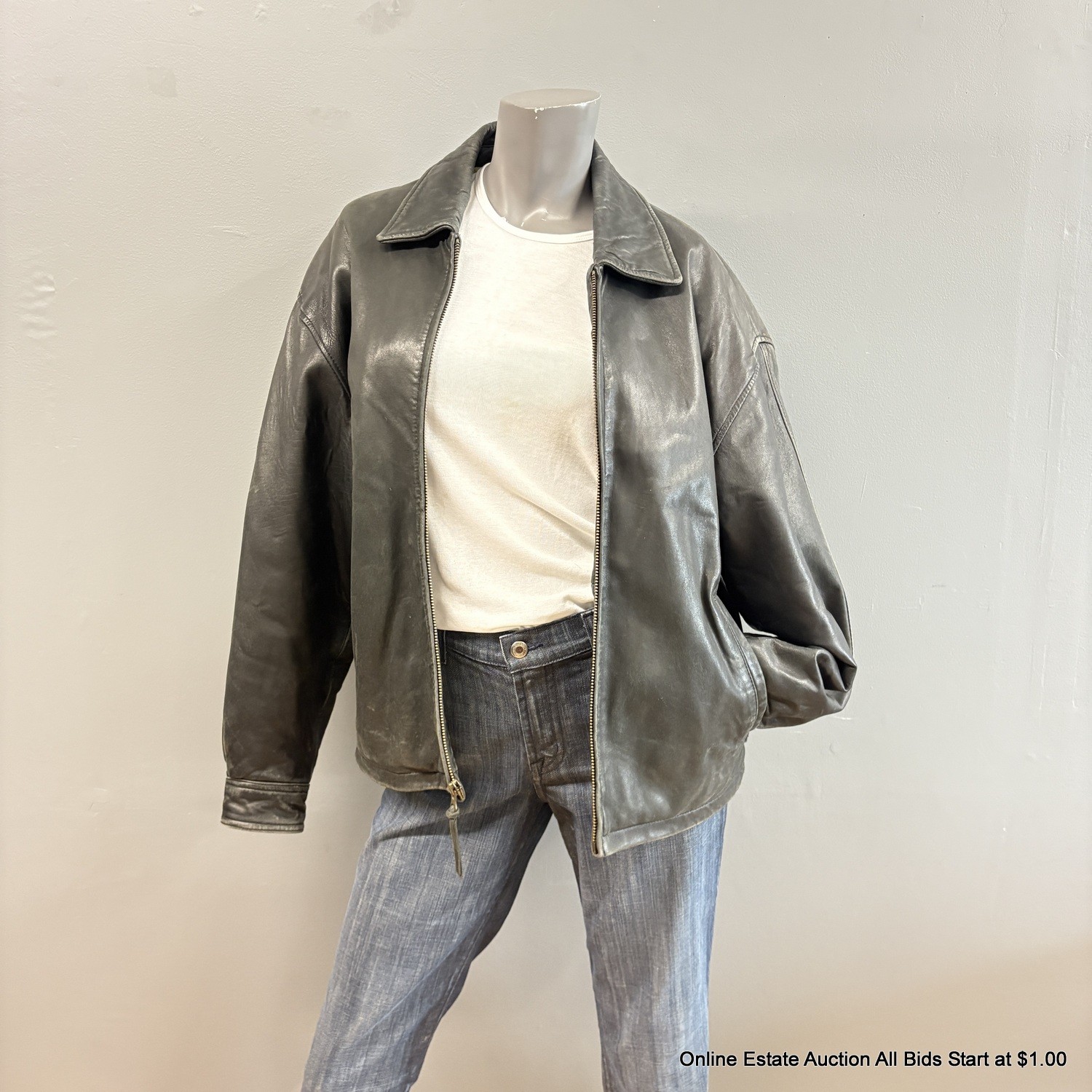 Couture By J. Park Vintage Leather Jacket With Inside Pockets Size ...