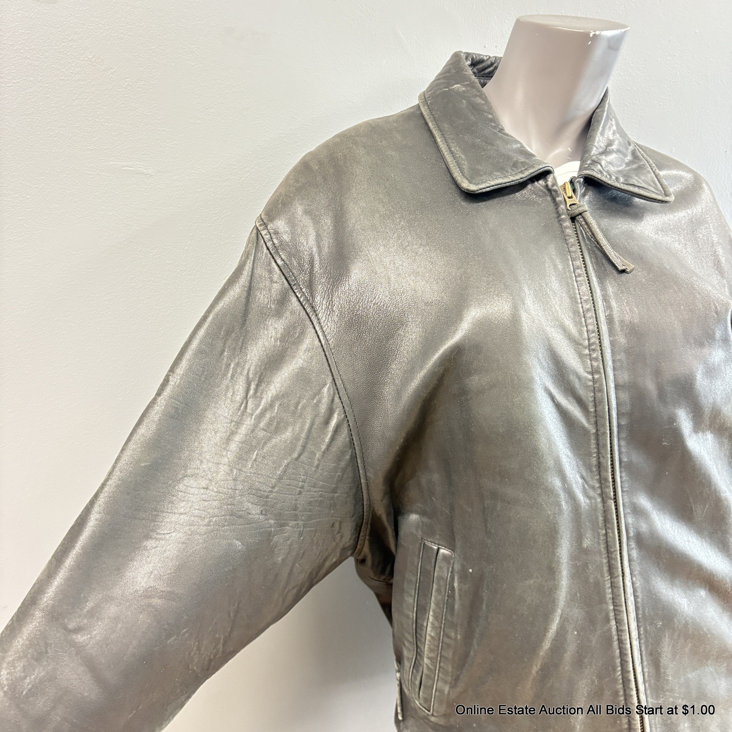 Couture By J. Park Vintage Leather Jacket With Inside Pockets Size ...