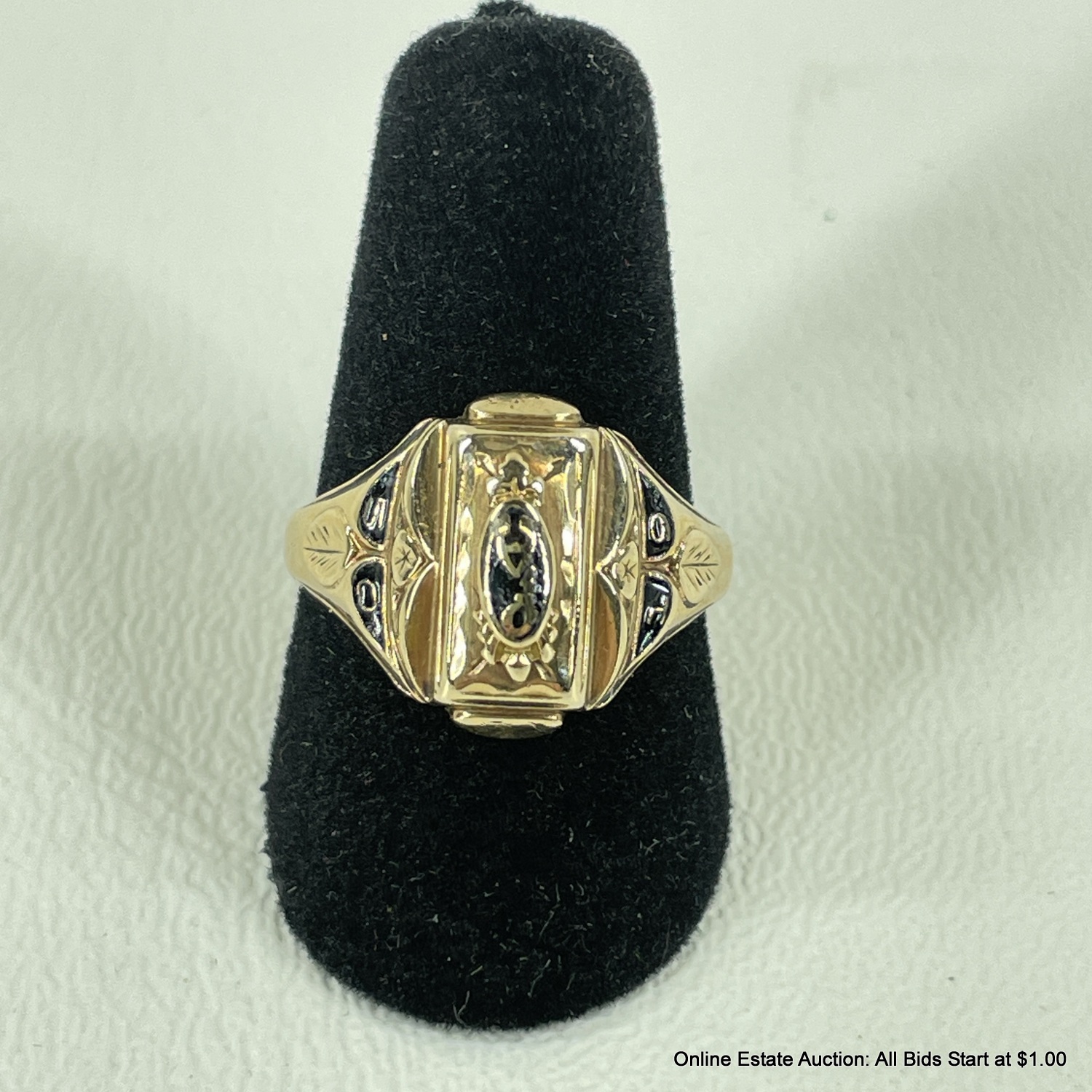 Jostens 10k Gold Class Ring Total Weight 4 Grams Size 7 #32674 ...