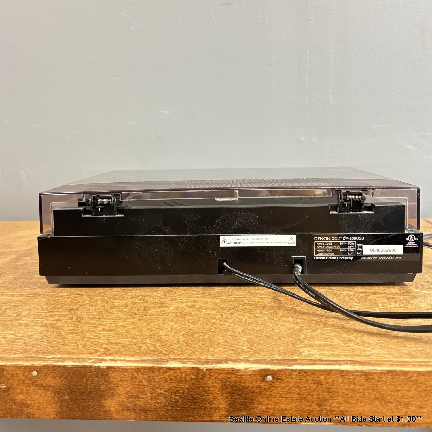 Denon DP-200USB Automatic Turntable System (LOCAL PICK UP ONLY) #47838 ...