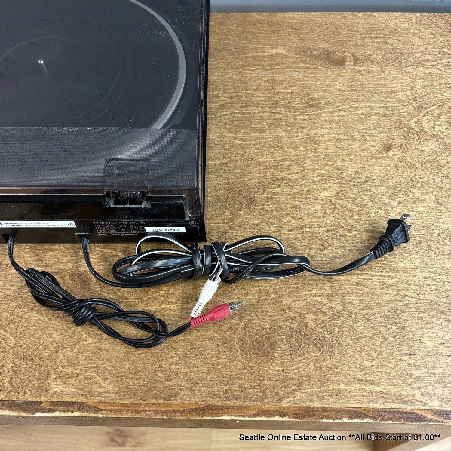 Denon DP-200USB Automatic Turntable System (LOCAL PICK UP ONLY) #47838 ...