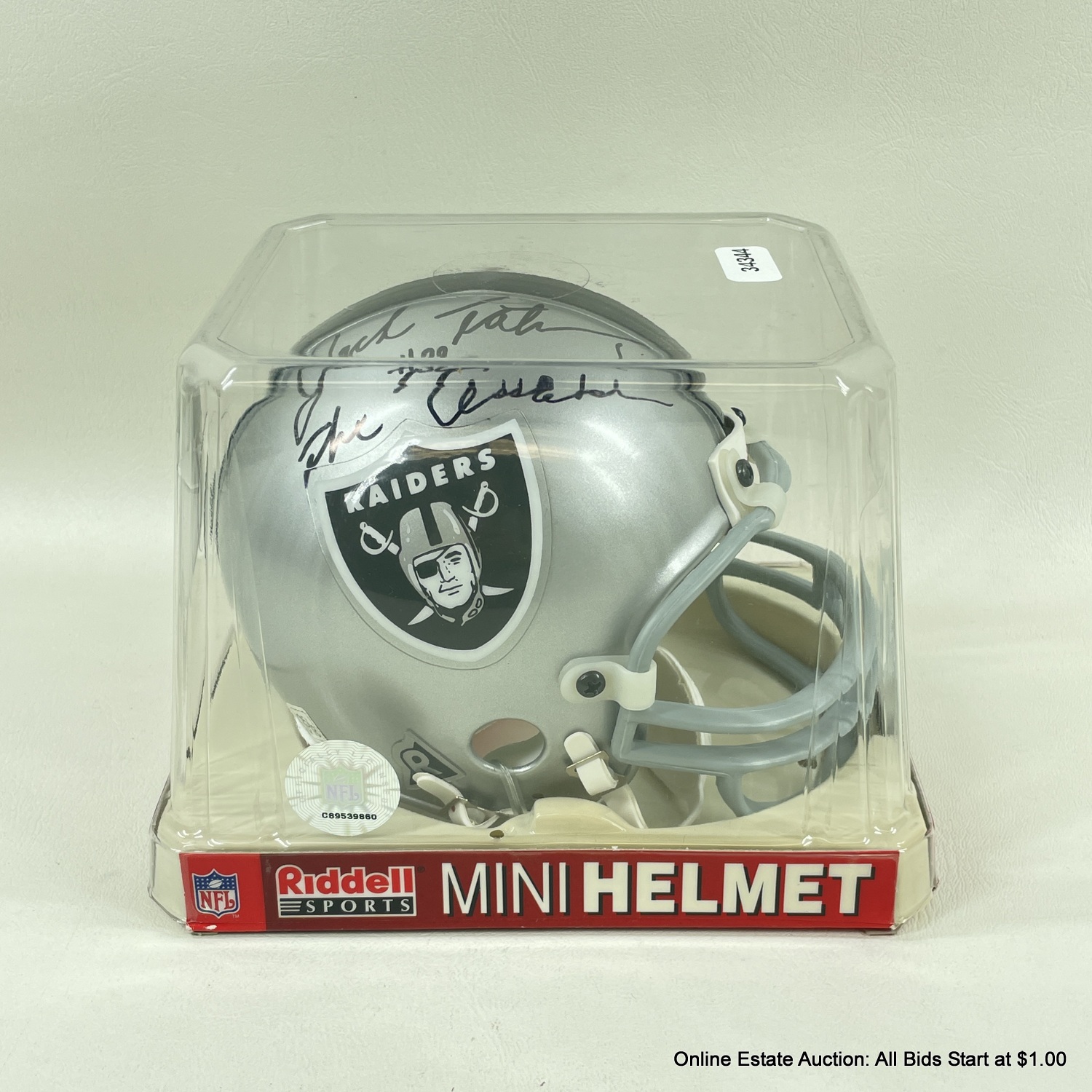 Signed Jack Tatum #32 Raiders Riddell Sports Mini Helmet In Original ...