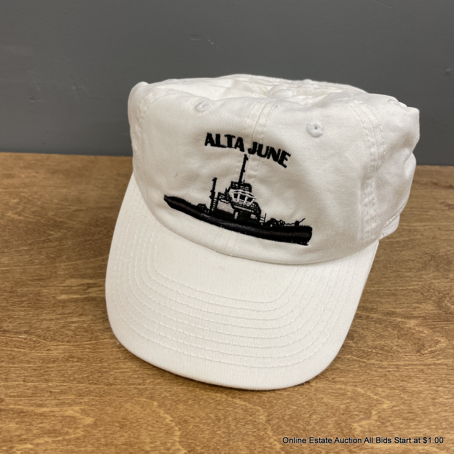 Seventeen White Embroidered Alta June Foss Maritime Adjustable Hats ...