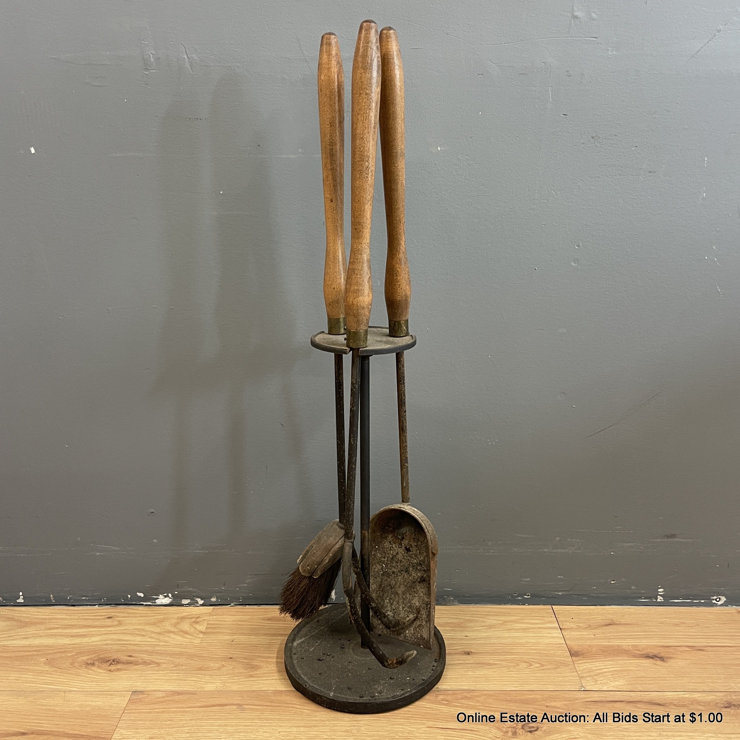 Vintage Fireplace Tools Set And Stand (LOCAL PICK UP ONLY) #22077 ...