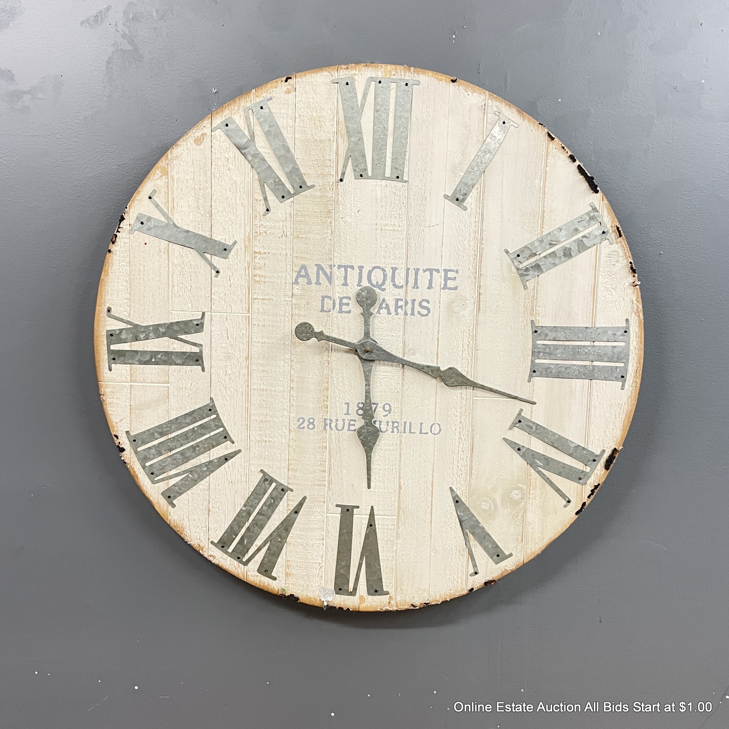 Large Decorative Quartz Wall Clock 30" #35739 | Auctionninja.com