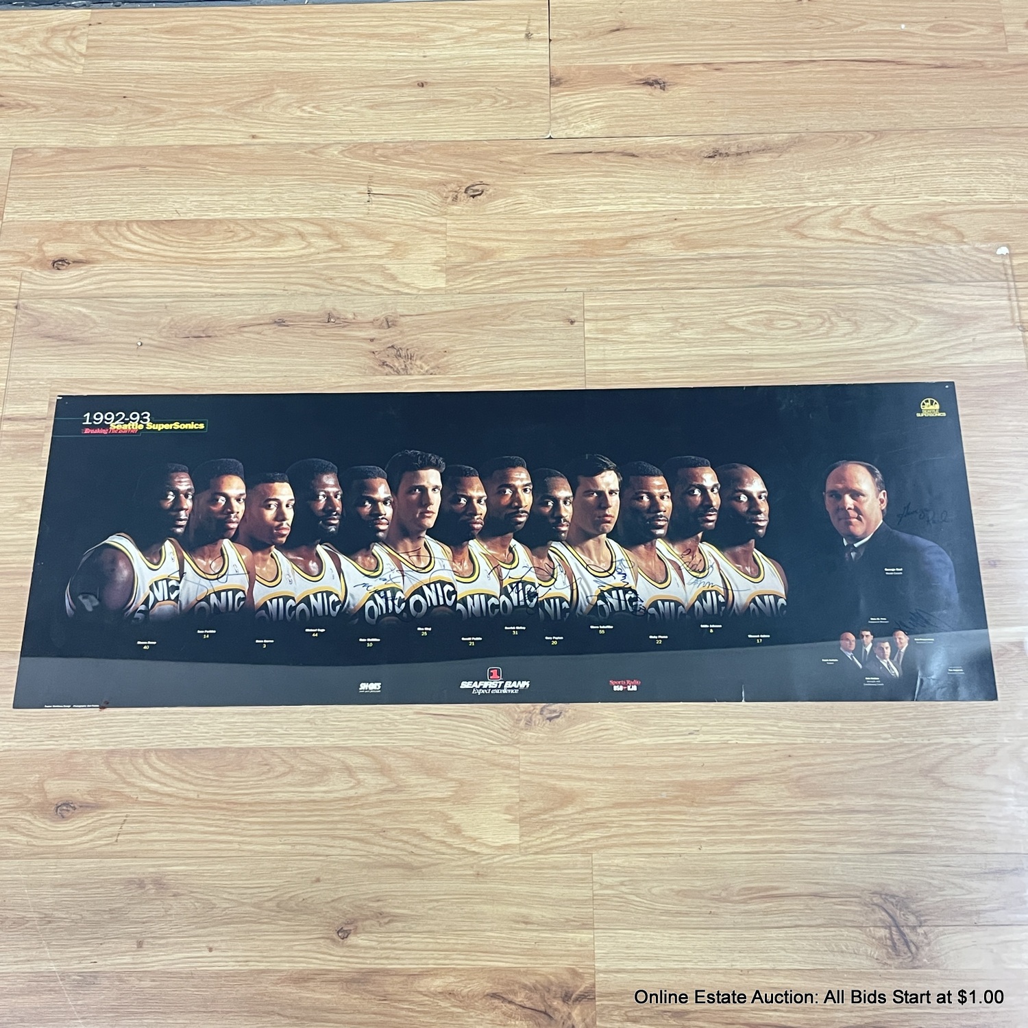 Gary Payton, George Karl, Sam Perkins, Nate McMillan, Eddie Johnson ...