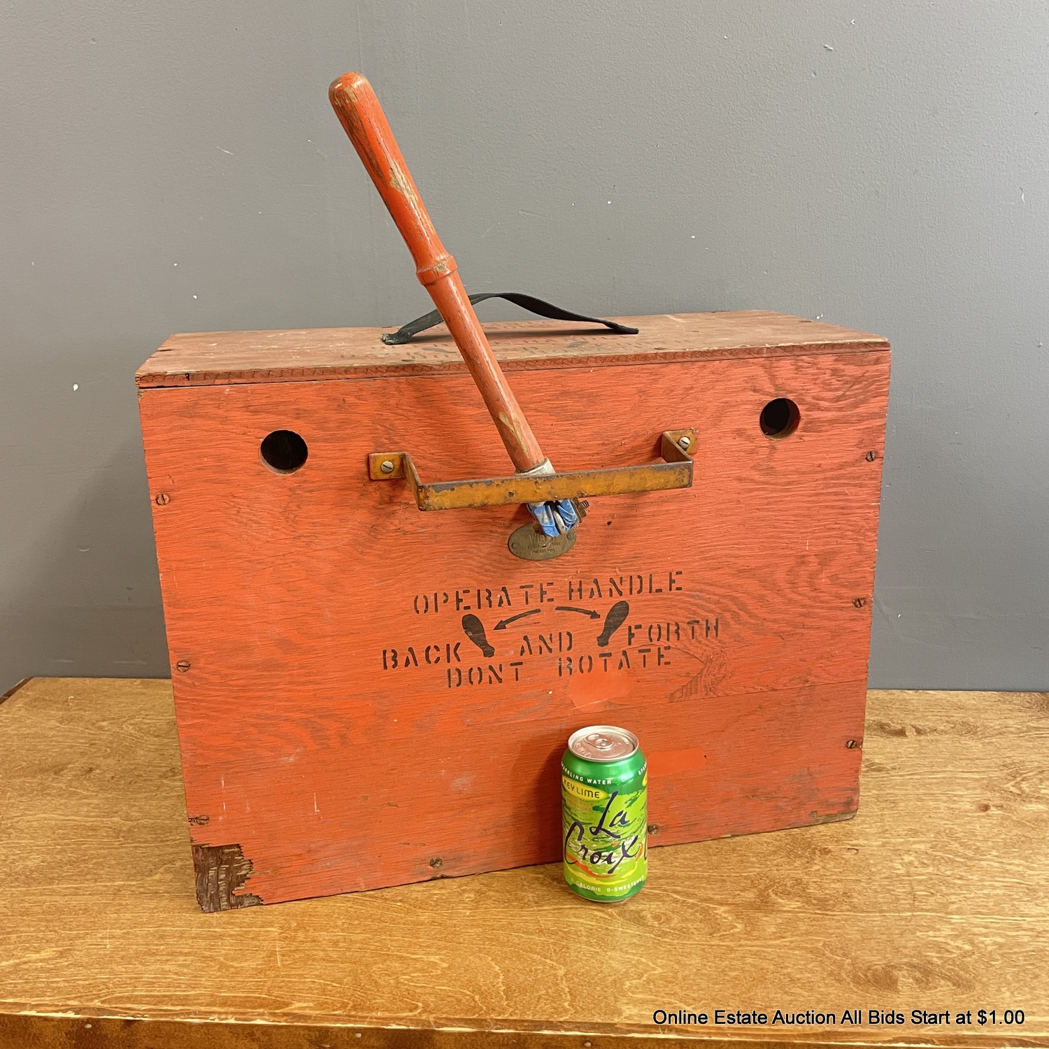 Vintage Box Single Foghorn (LOCAL PICKUP ONLY) #27010 | Auctionninja.com