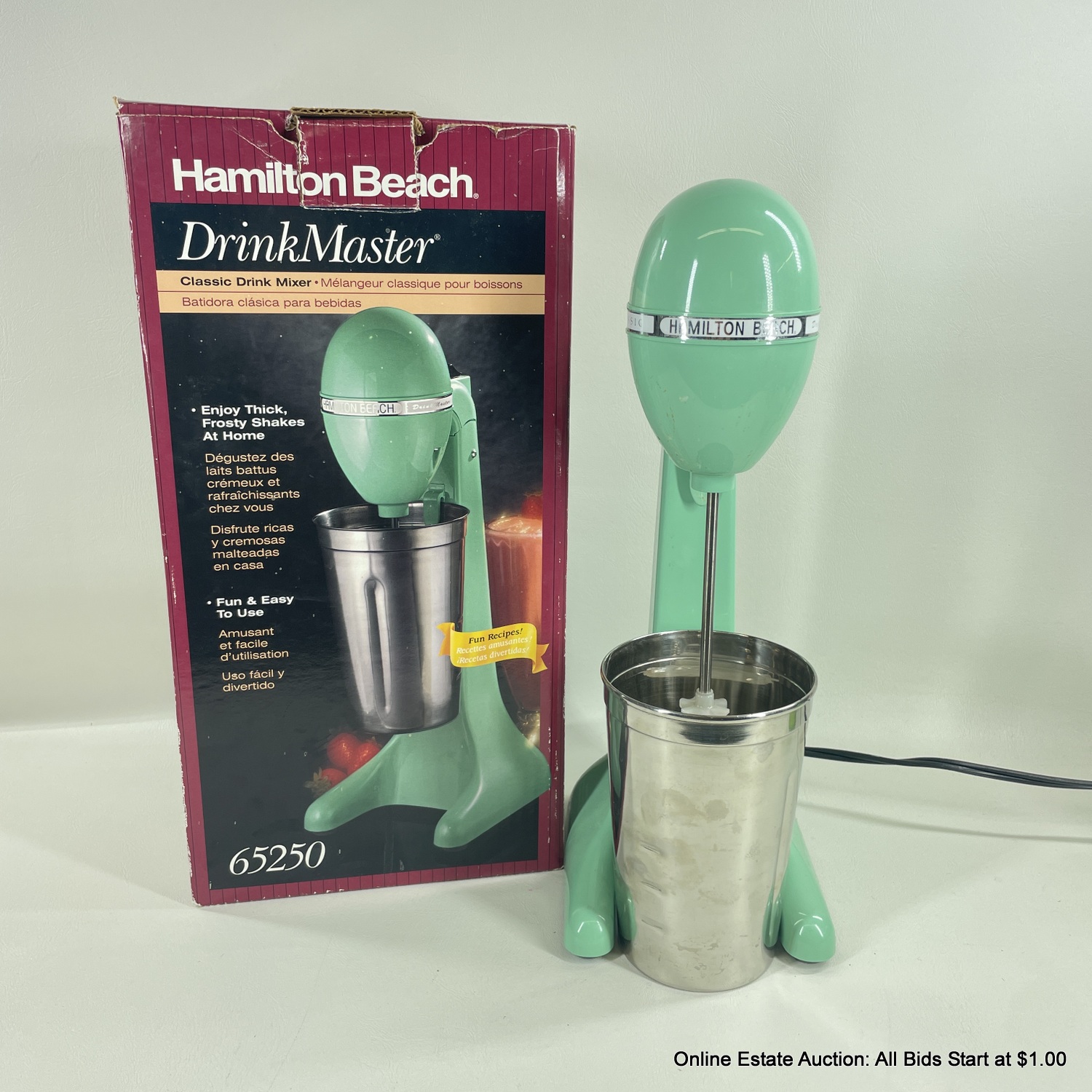 Hamilton Beach Drink Master Classic Drink Mixer In Original Box, Tested ...