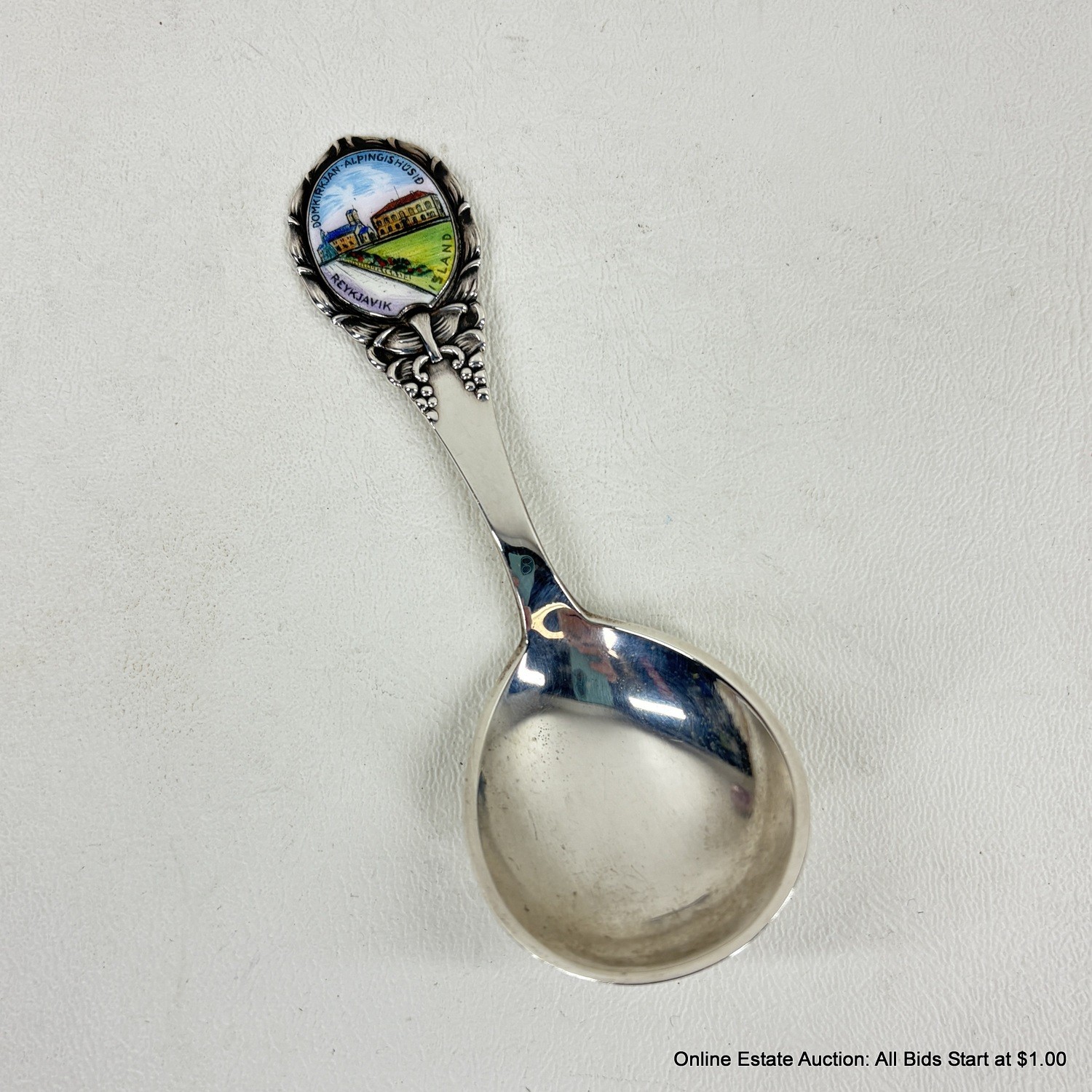 Sterling Silver Iceland 4.75" Souvenir Spoon 38 Grams #43548 ...