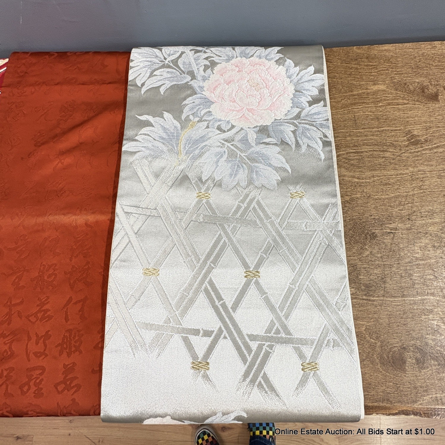 Five Vintage Japanese Obi Sashes #42079 | Auctionninja.com