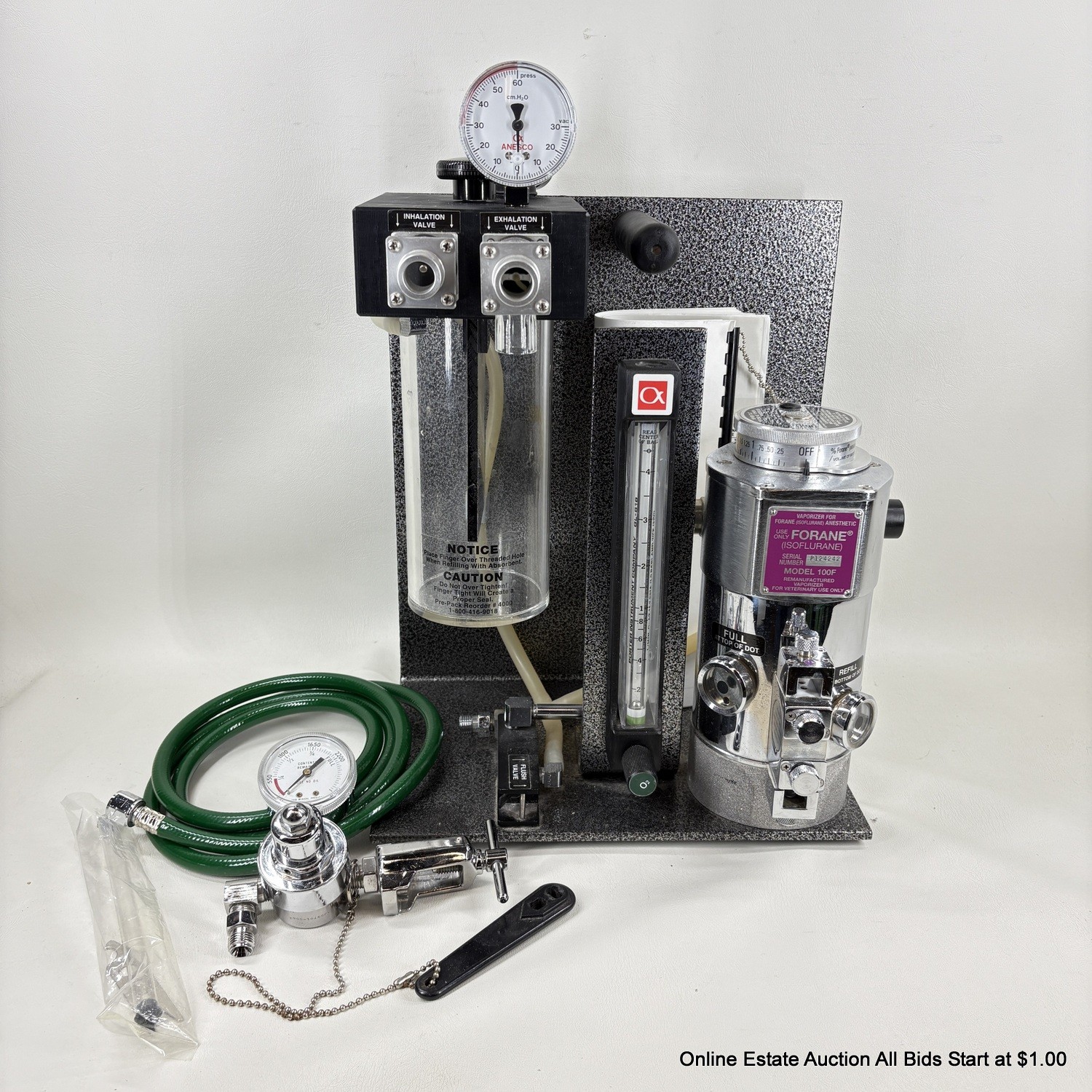 Veterinary Anesthesia Machine Anesco CDS Table Top/Wall Mount ...