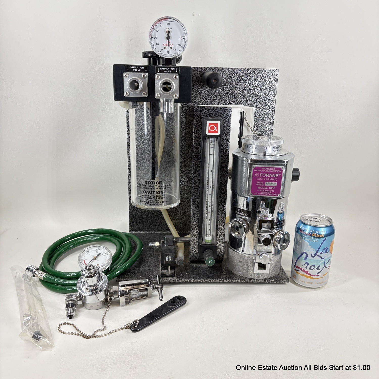 Veterinary Anesthesia Machine Anesco CDS Table Top/Wall Mount ...