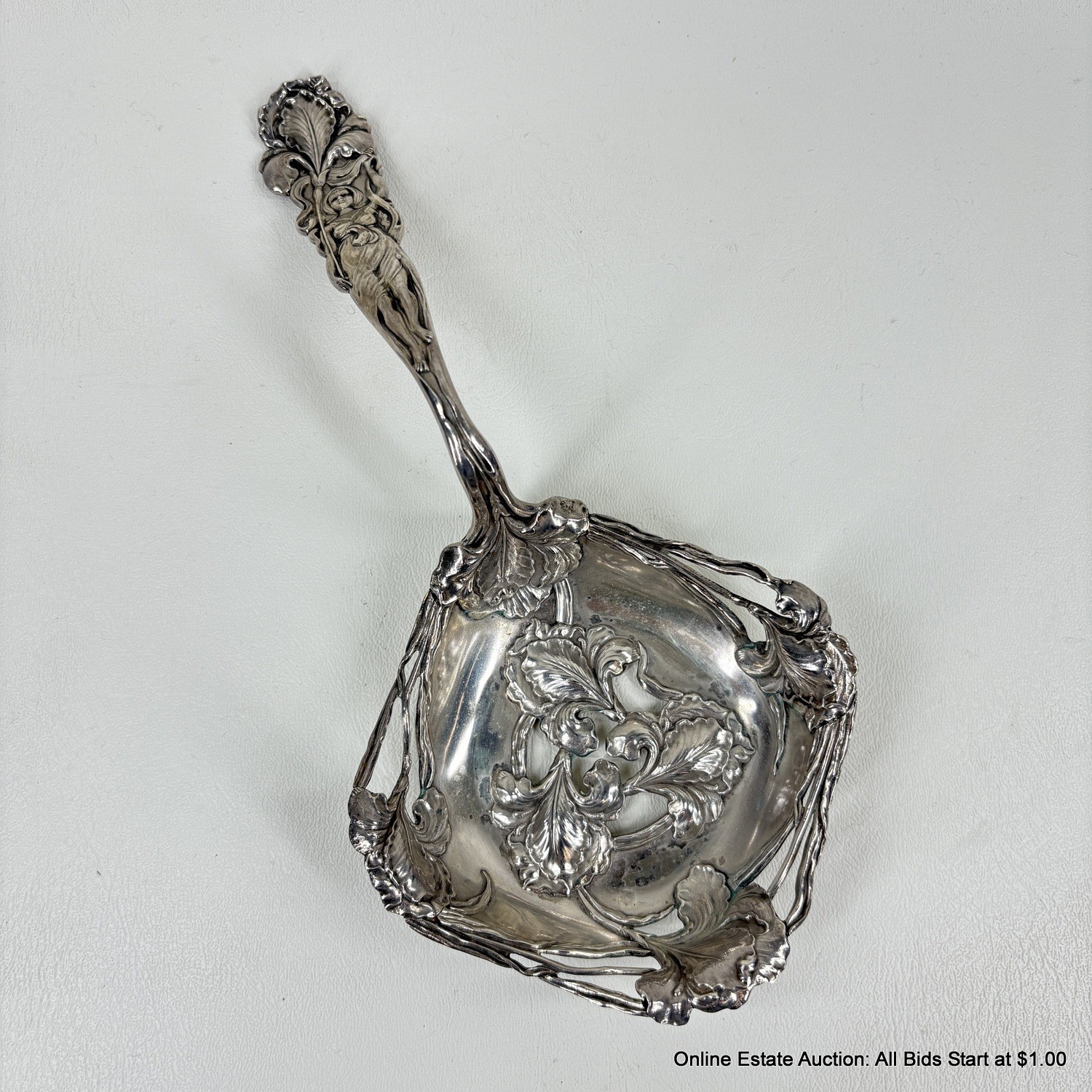 Sterling Silver Raphael By Alvin Saratoga Chip Server Total Weight 181 Grams #36435 ...