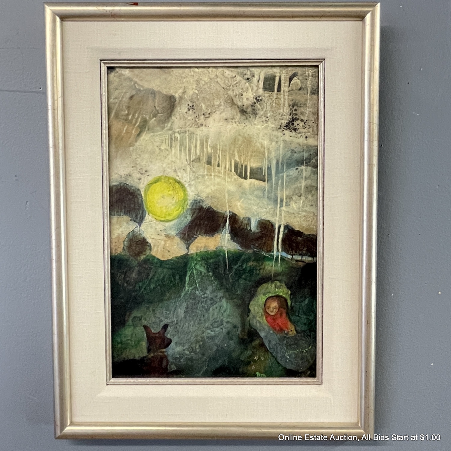 Joseph Petta After The Fall Oil On Panel Painting #26522 | Auctionninja.com