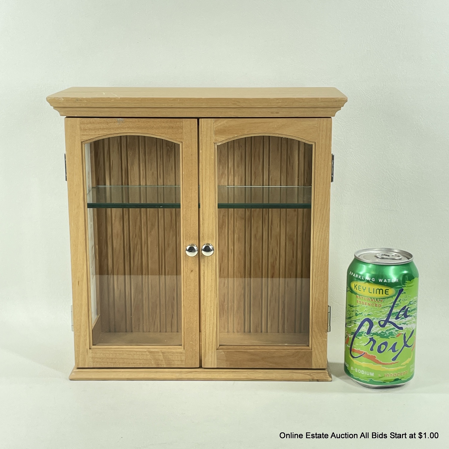 Small Wall Display Cabinet #38975 | Auctionninja.com