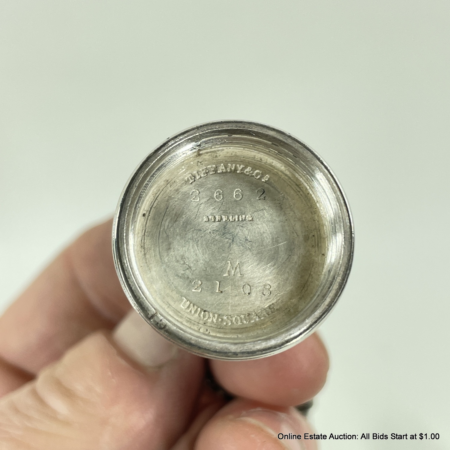 Tiffany & Co Sterling Silver Perfume Bottle Vinaigrette Amphora 45 ...