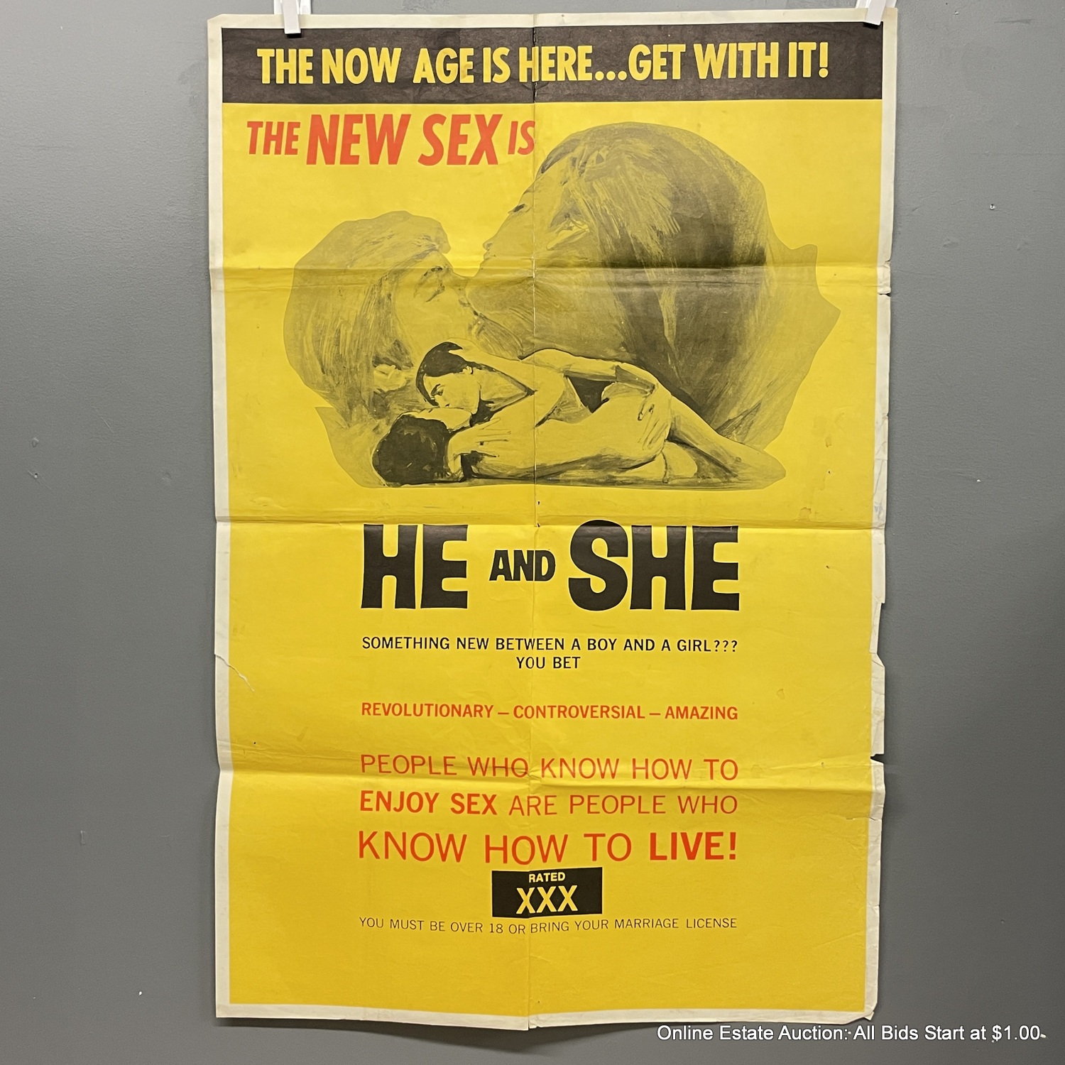 Vintage One Sheet Movie Poster: He And She: Laurence Harvey 1969 #38757 ...
