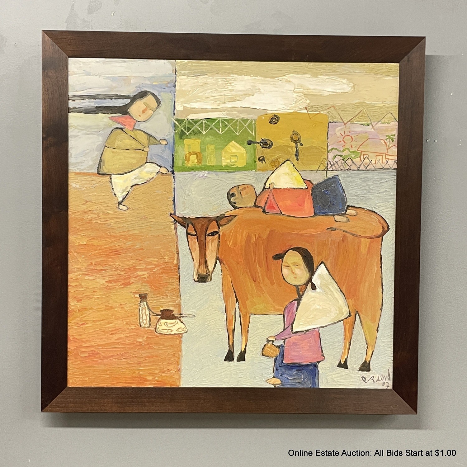 Signed Original Oil Painting #39907 | Auctionninja.com