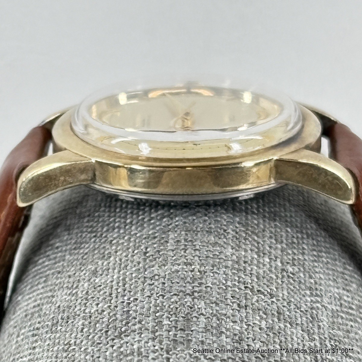 Omega 2577-17 Vintage 1952 Seamaster Automatic Wrist Watch With Leather ...