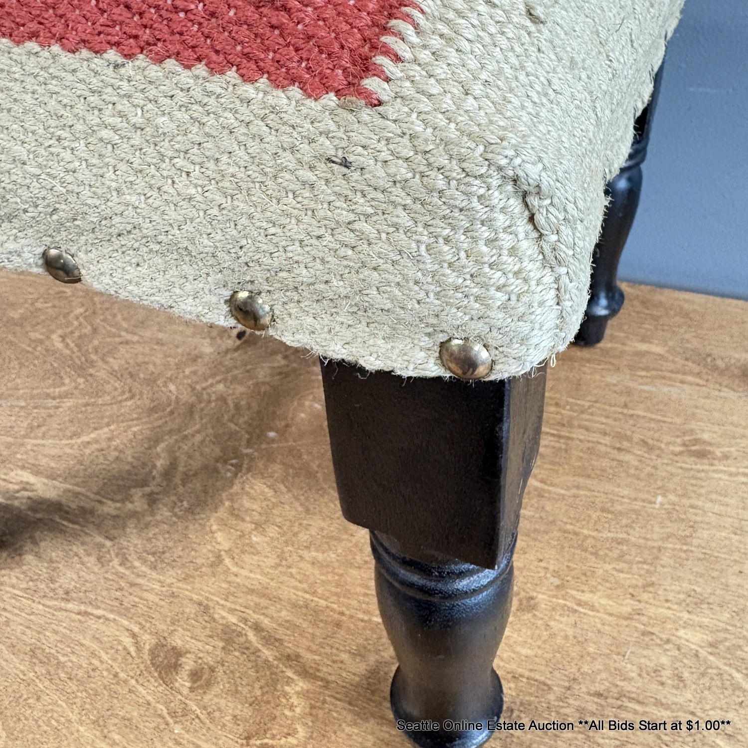 Jodhpur Craft Inc. Southwestern Design 15" Upholstered Foot Stool With ...