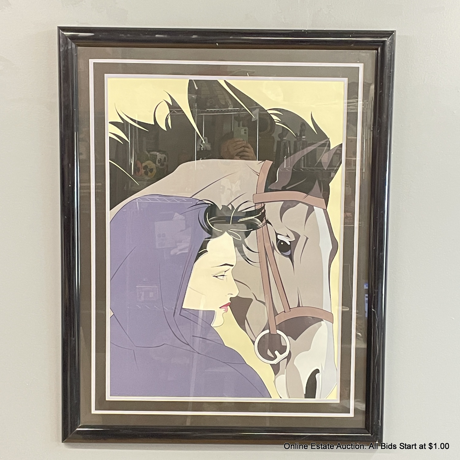 Vintage Patrick Nagel Montana Serigraph (LOCAL PICKUP ONLY) #29294 | Auctionninja.com