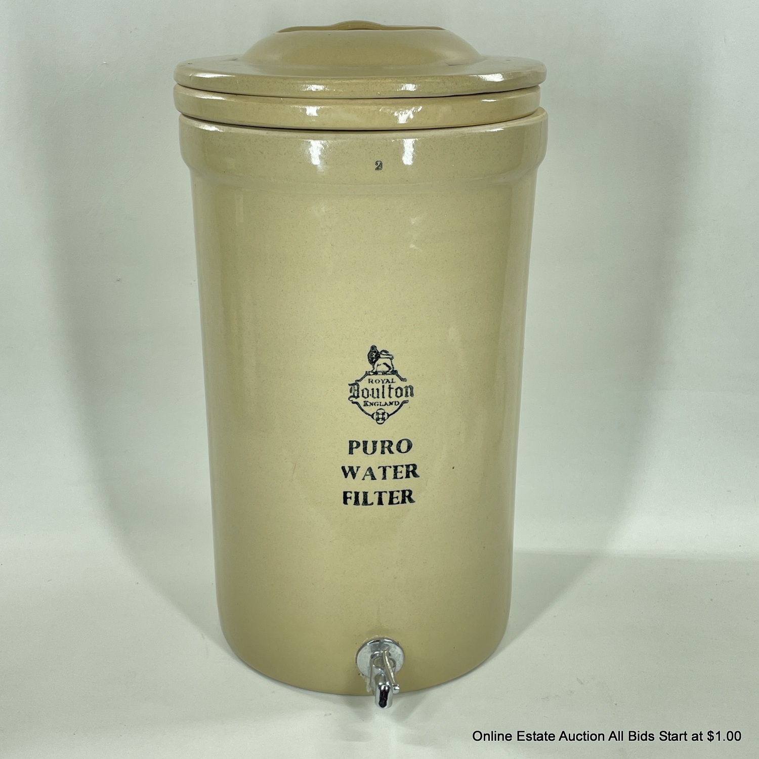 Royal Doulton Puro Water Filter Jug With Spiggot And Lid #19155 ...