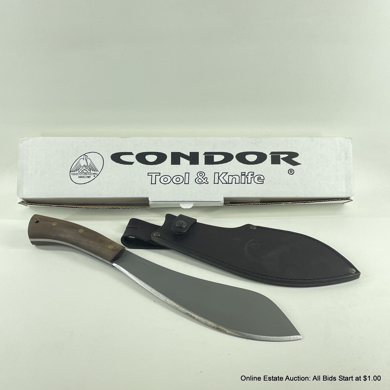 El Salvador Condor 16" Bolo Machete And Leather Condor Sheath #29241 ...